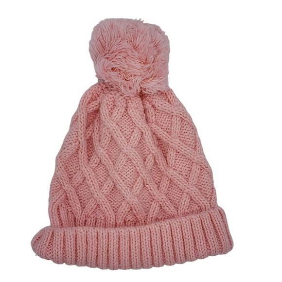 Nicole Miller | Accessories | Nicole Miller Pink Knit 6 Months Cap ...